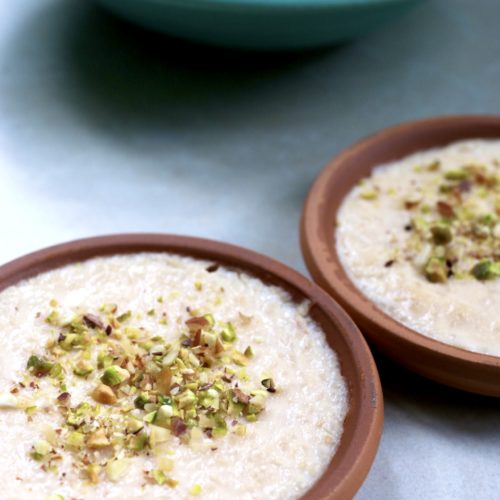 Kheer (Fool-proof Rice Pudding) - Rookie with a Cookie